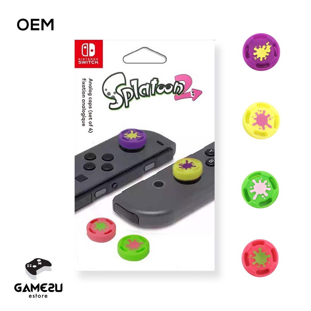 Joy-con Thumb Grip For Nintendo Switch (Splatoon 2) (OEM) | Shopee Malaysia