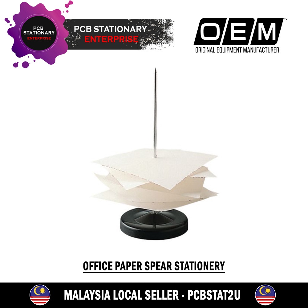 Office Paper Spike / Paper Spear No.85201 Receipt Resit/Bill Holder ...