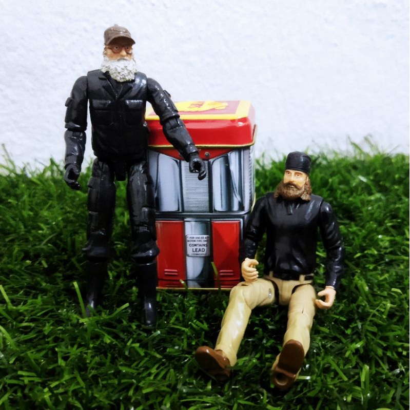 Action Figure Scale Garage Driver Doll for RC Car Simulation Decoration ...