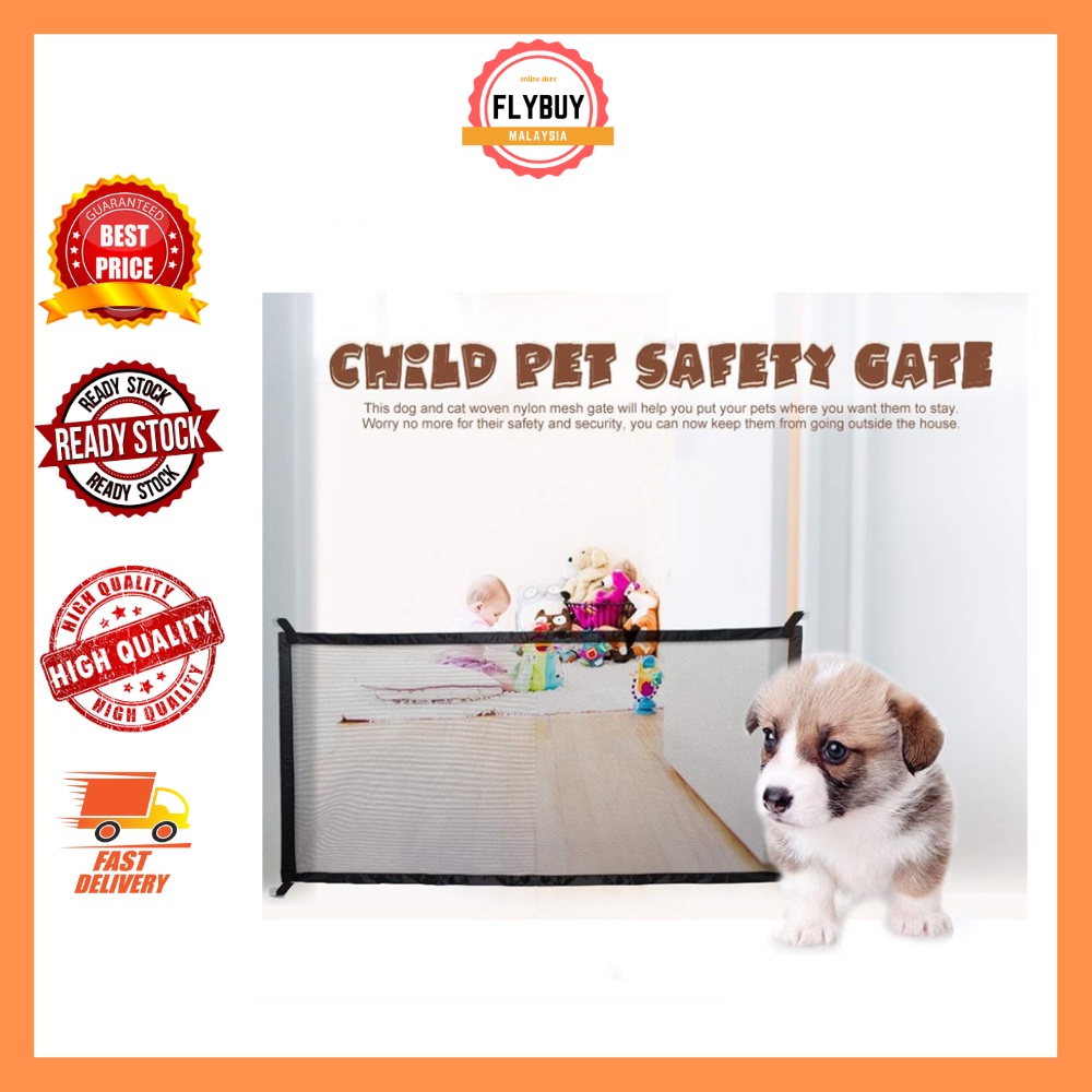 🔥QUALITY🔥 Home railing isolation Puppy Gate Dog Gate Safe Guard Pet Dog ...