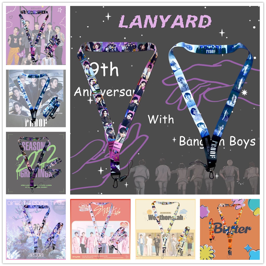 Lanyard for mobile phone rope Korea KPOP 2022 FESTA Proof Butter PTD ...