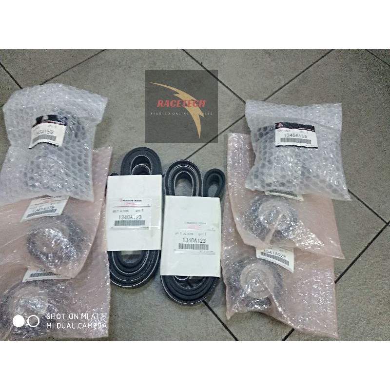 (NEW) Mitsubishi Lancer GT Proton Inspira CVT Fan Belt Set | Shopee ...