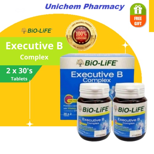 Bio-life Executive B Complex 2X30's [Exp:23/05/2026] | Shopee Malaysia