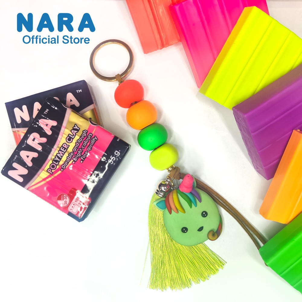 NARA Polymer Clay 55g (Neon Tone Available In 6 Colors) | Shopee Malaysia