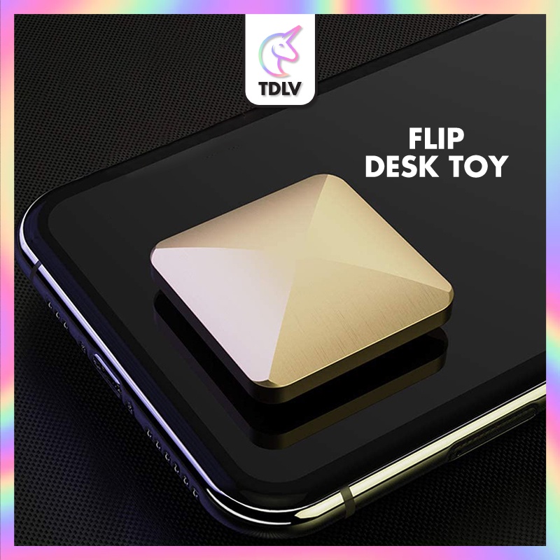 TDLV Unique Flippo Flip Desk Toy Rotating Pocket Toy Fidget Spinner ...