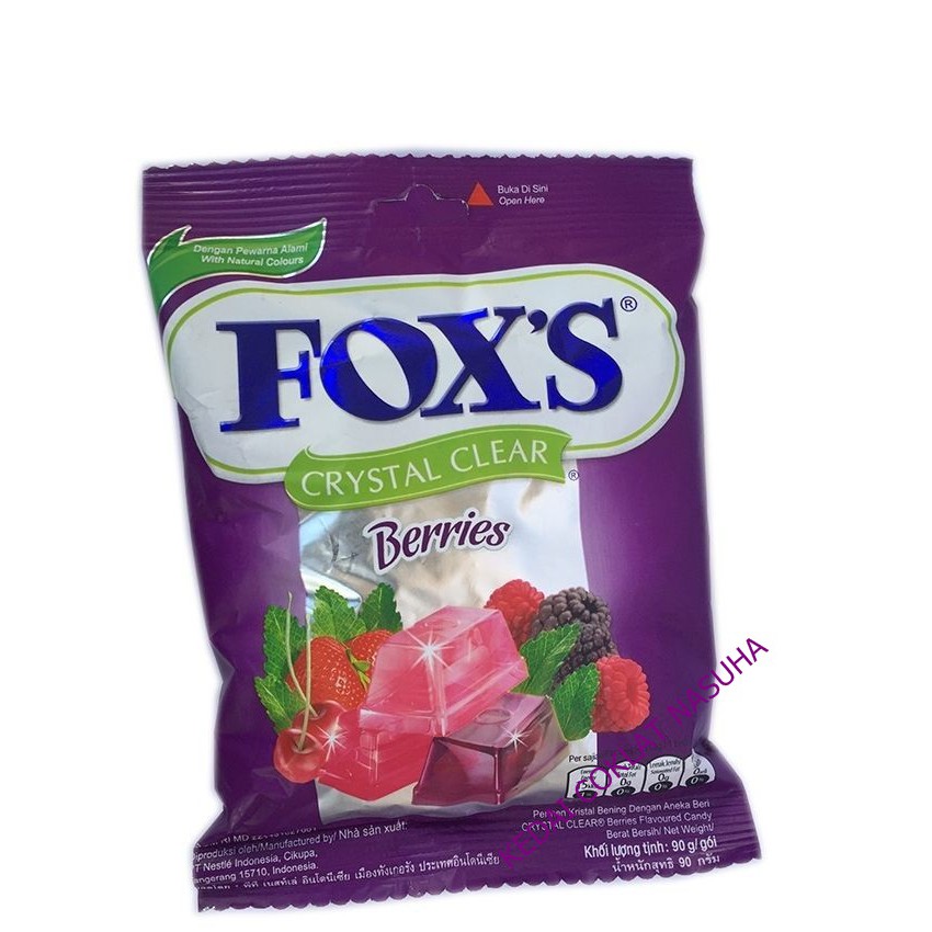 Foxs Crystal Clear Berries Candy 90g | Shopee Malaysia