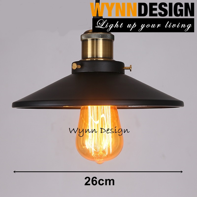 Wynn Design [26cm] Loft Ceiling Light Decorative Western Style Loft ...