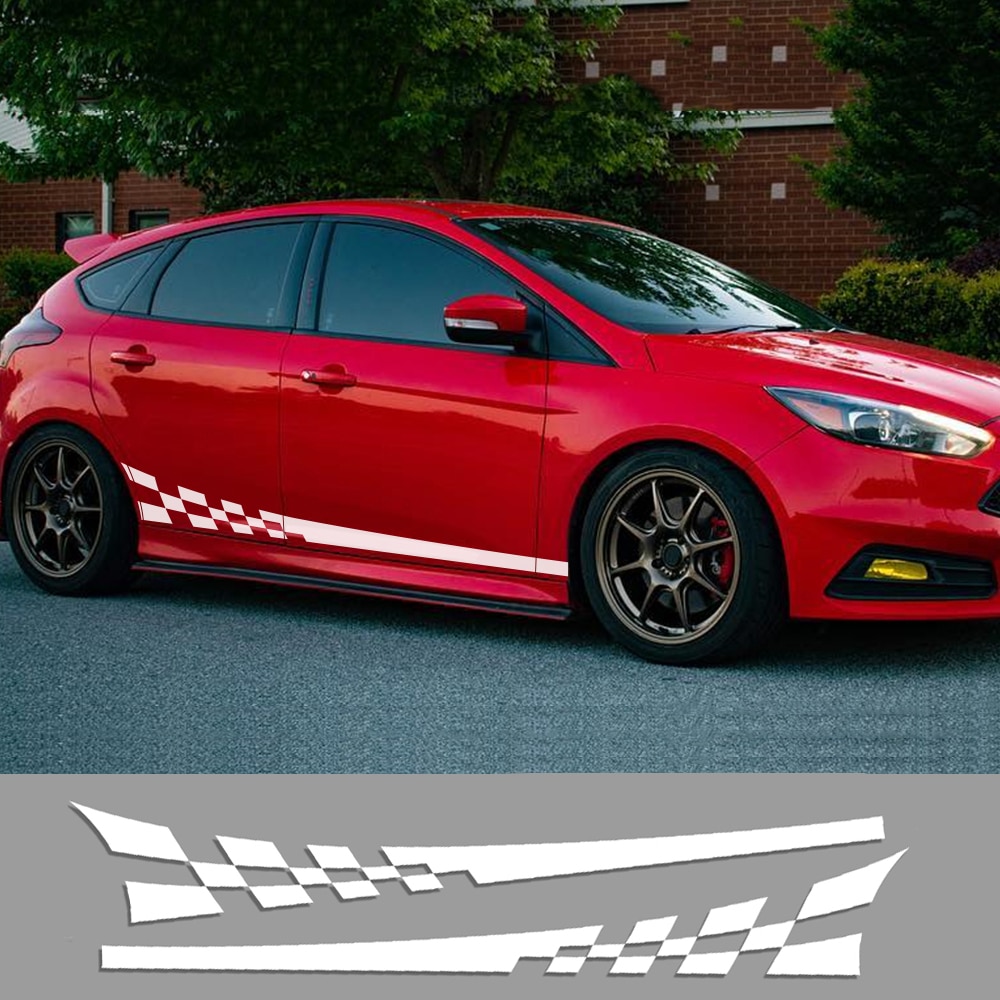 2pcs Car Stickers for Toyota Auris Yaris C-HR Skoda Fabia Octavia A5 A7 ...