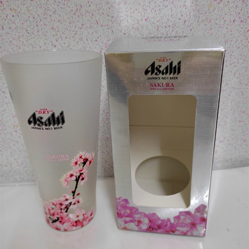 Japan No1 Asahi Sakura beer glass 300ml | Shopee Malaysia