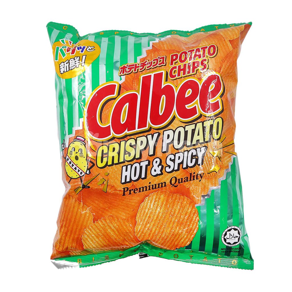 Calbee Hot & Spicy Crispy Potato Premium Quality 80g | Shopee Malaysia