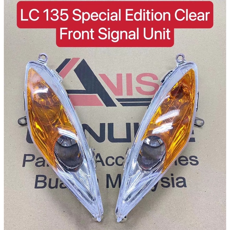 YAMAHA LC135 135LC V1 FIRST MODEL VIETNAM STYLE FRONT SIGNAL UNIT SET SPECIAL EDTION VISS CLEAR ...