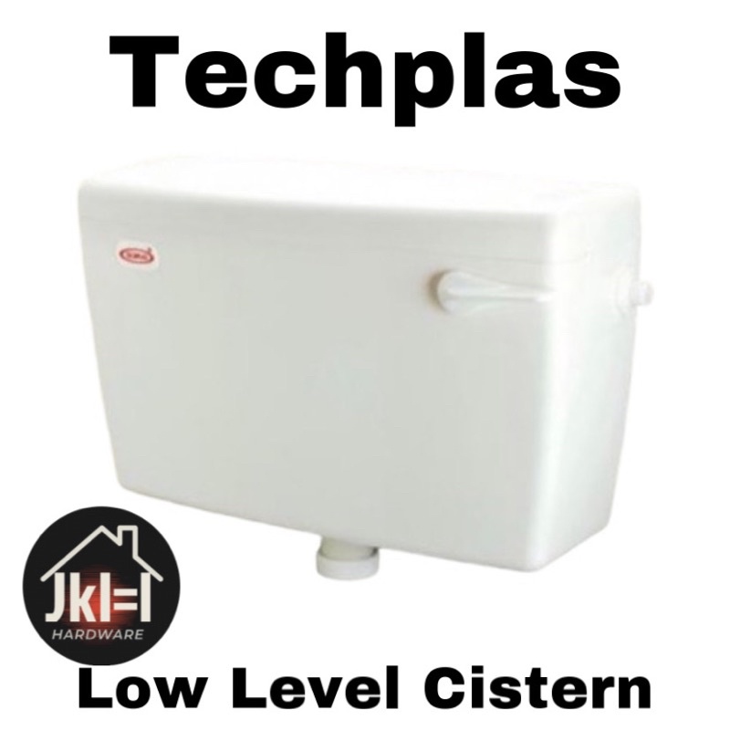 TECHPLAS Elegen Flush Low Level Plastic Flush Cistern Toilet Cistern ...