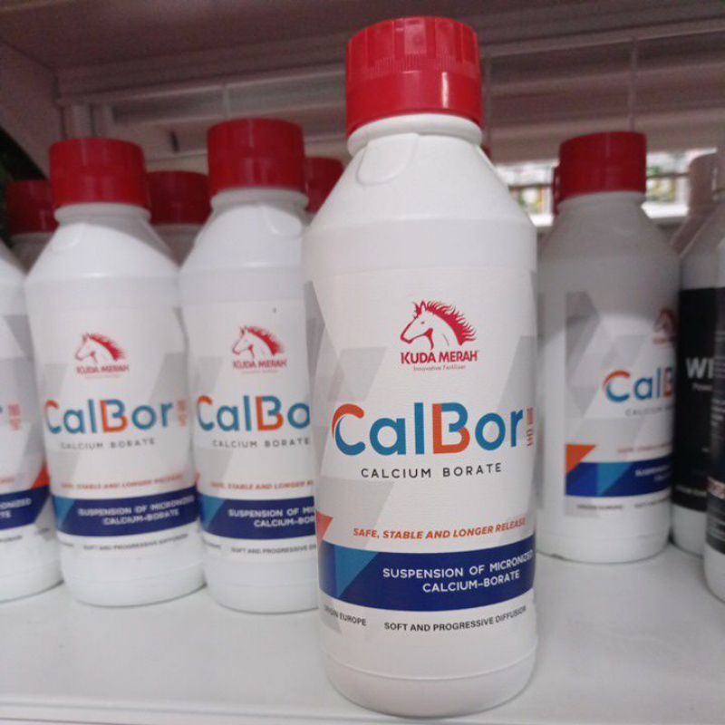 CalBor 1L Calcium Borate Kuda Merah Baik Untuk Durian Dan Cili | Shopee ...