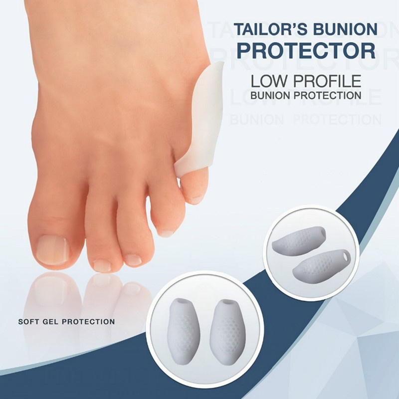 Silicone foot care little toe hallux valgus foot therapy toe separator ...