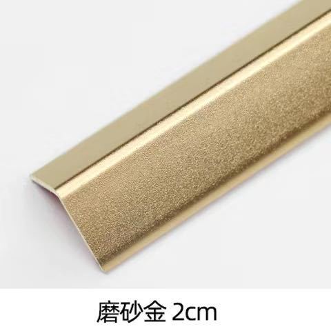 Aluminum alloy L-shaped edging edge trimming decorative line right ...