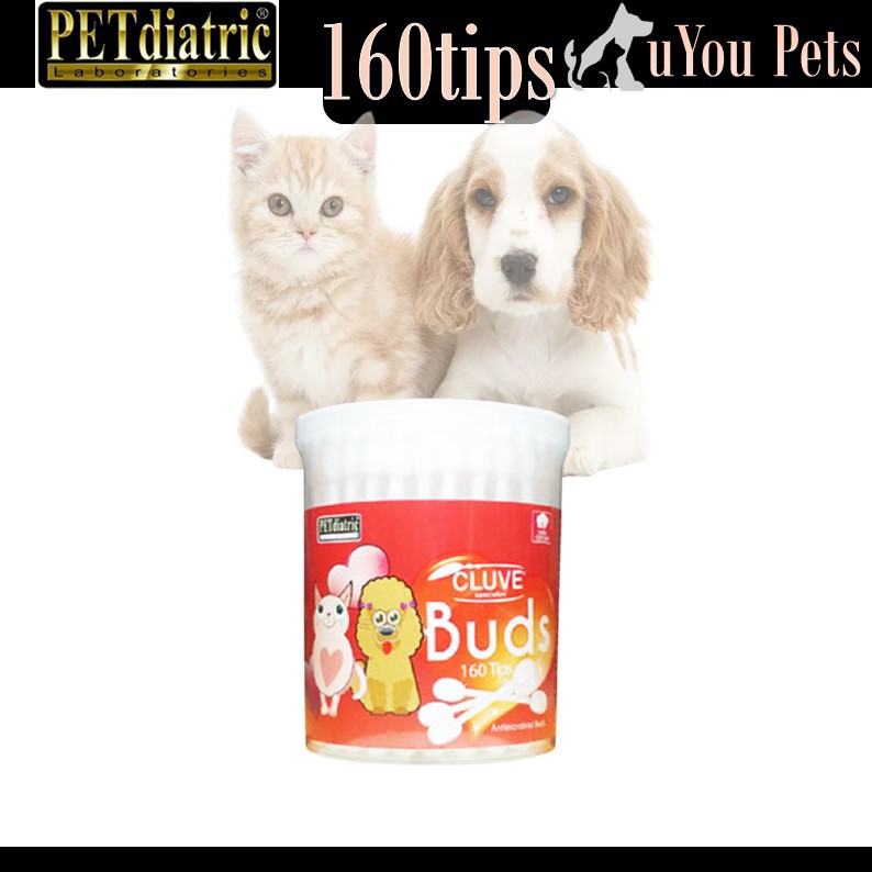 Petdiatric Cluve Buds 160 Tips - ( Pets Ear Care ) | Shopee Malaysia