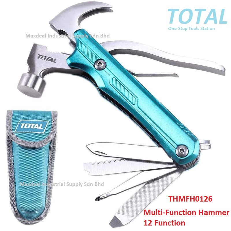 TOTAL THMFH0126 Multi-12 Function Hammer / Multi Tools | Shopee Malaysia