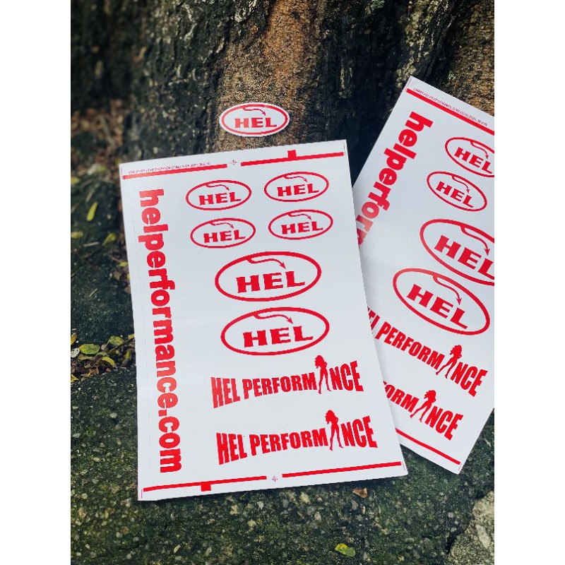 Original Hel Performance Brake Hose Sticker 100%Original Made in ...