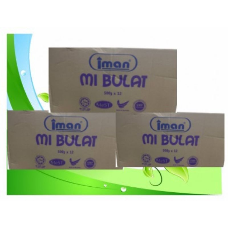 Iman Mi Bulat 12X500gm ( 1 ctn) | Shopee Malaysia