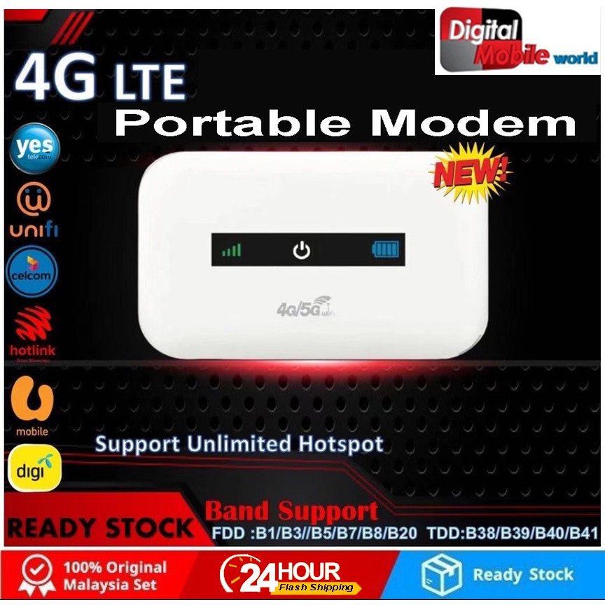 Modified Unlimited 4G LTE pocket WiFi router Portable Wifi Modem ...