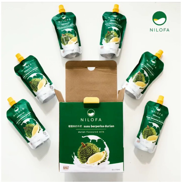Susu Nilofa (Nilofa Flavored Milk) HALAL (Durian) | Shopee Malaysia