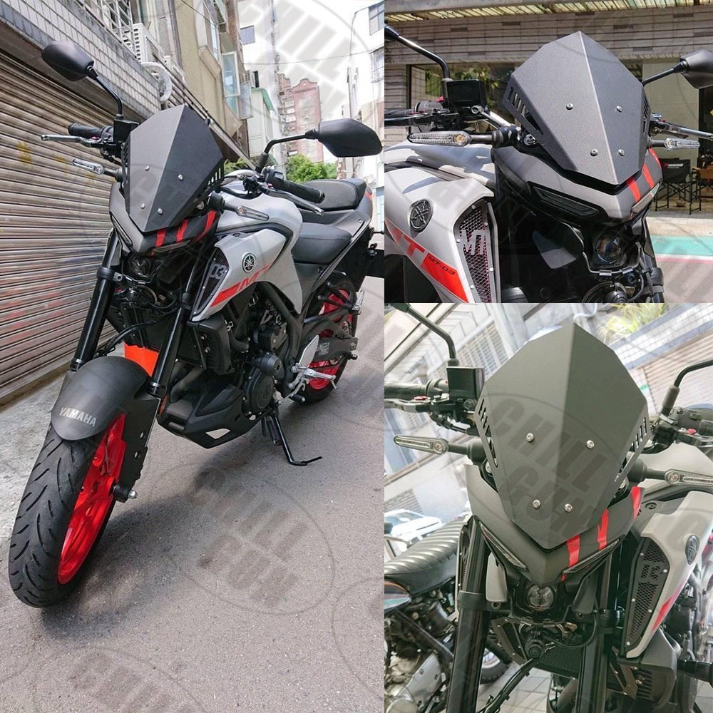 Motorcycle Sports Touring Windshield Windscreen Extention Kit Wind ...