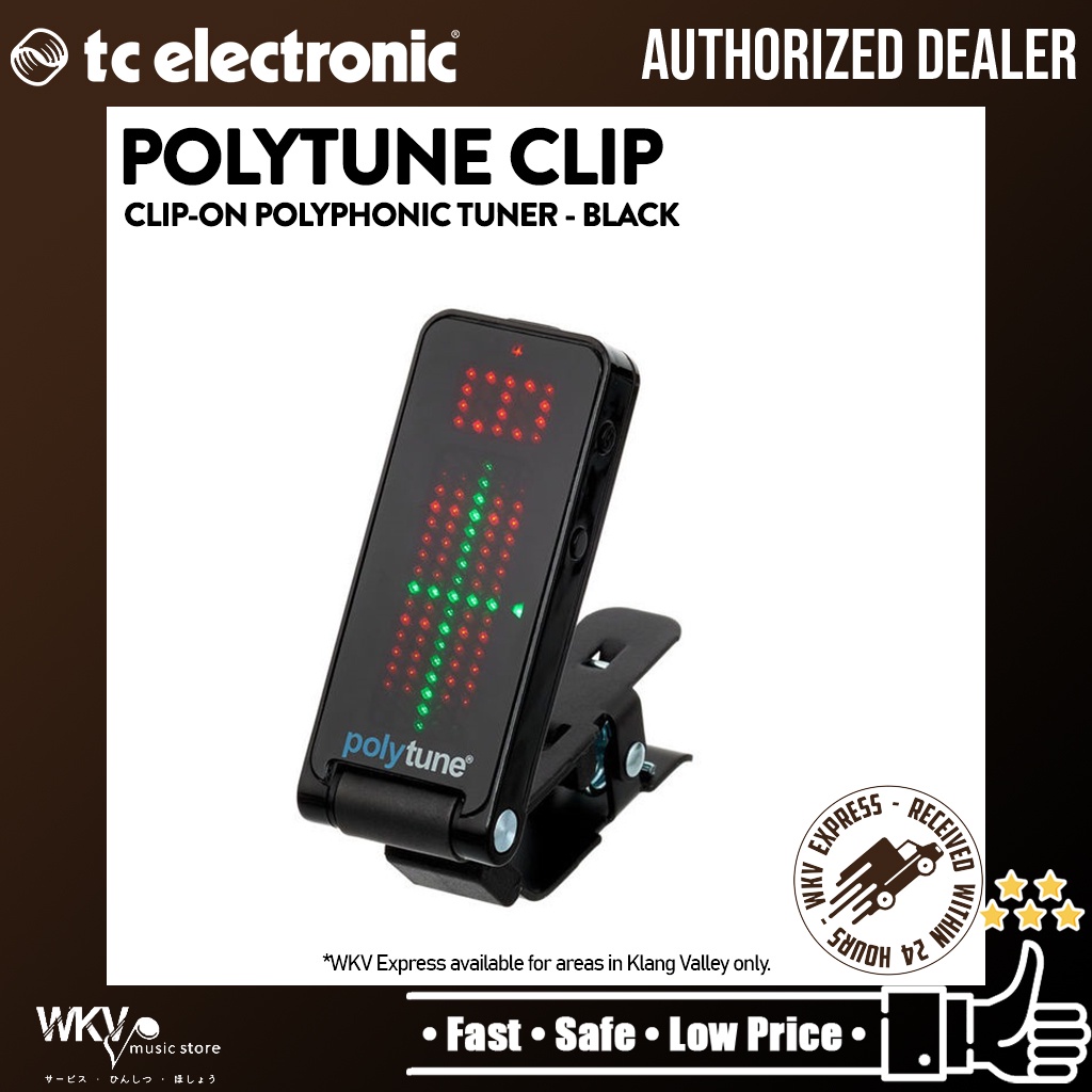 TC Electronic PolyTune Clip Clip-On Tuner - Black | Shopee Malaysia