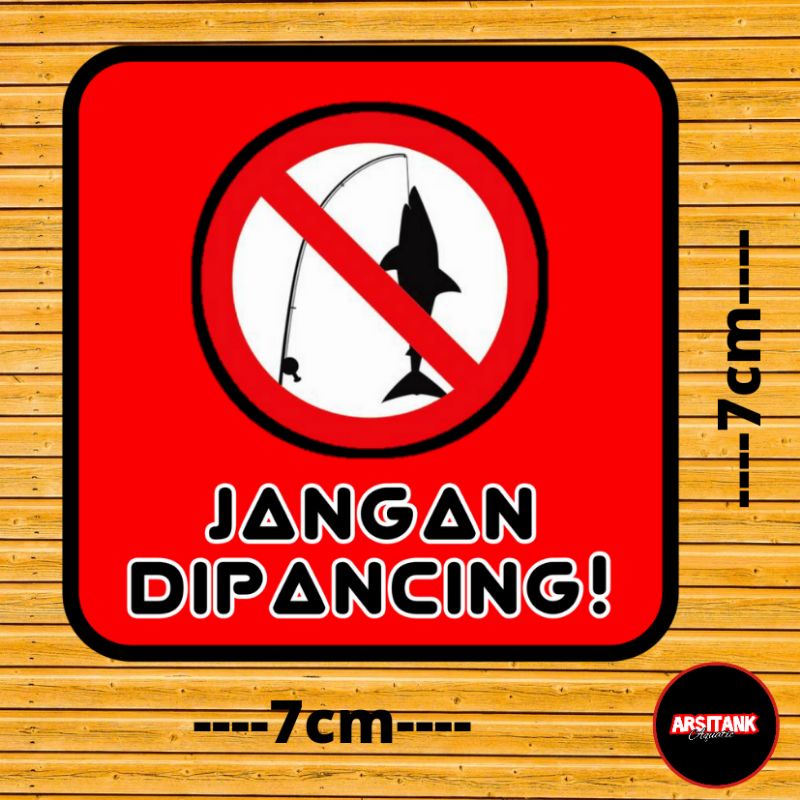 Predatory fish aquarium sticker | Shopee Malaysia