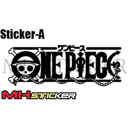 Pelekat Pemotong Vinyl Anime One Piece (Motor / Kereta / Dinding ) One ...