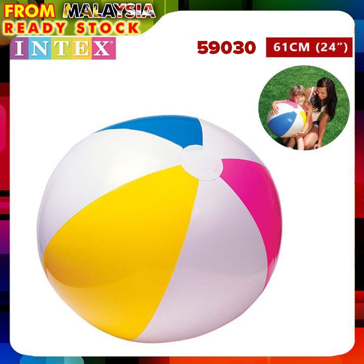 INTEX 59030 / 59020 (NP3) 20"/24" Glossy Panel Inflatable Beach Ball ...