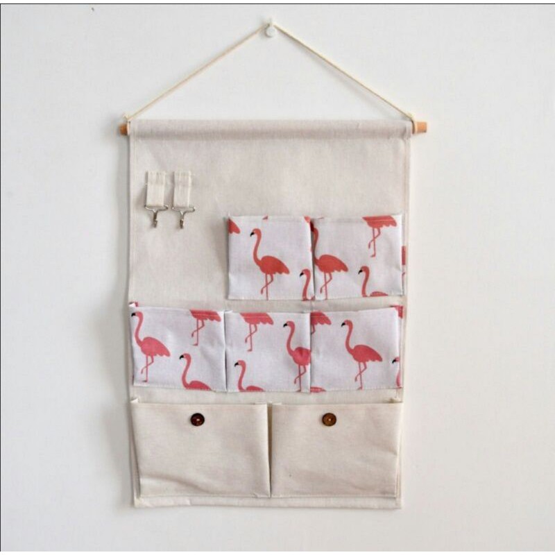 🌟Promo🌟Tempat letak surat, tempat letak barang, cotton pocket hanging ...