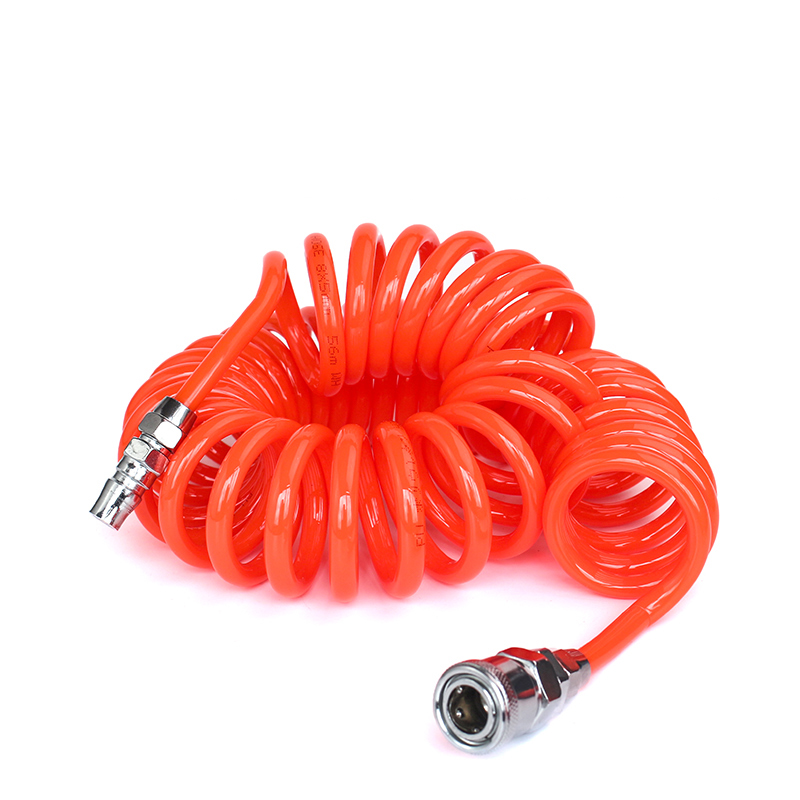 8*5mm OD*ID Polyurethane Spiral PU Spring Tube Air Compressor Hose ...