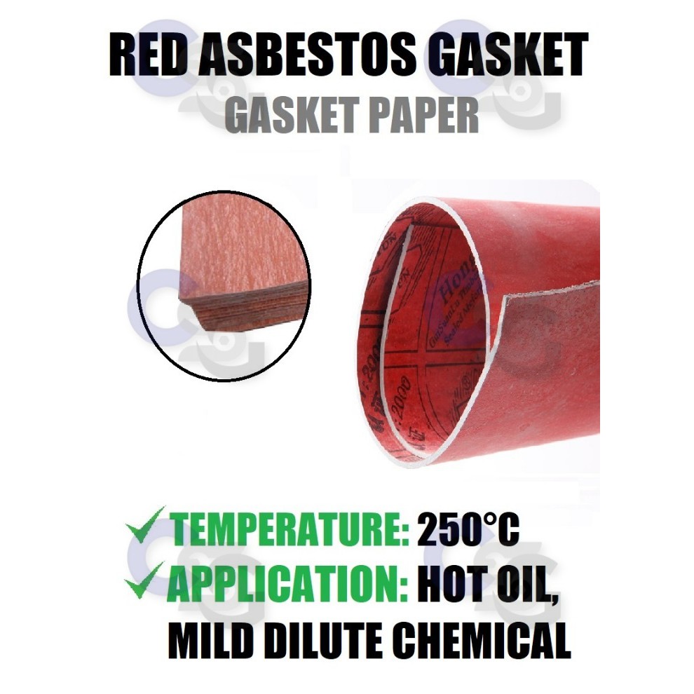 Red Asbestos Gasket (Cut Length) READY STOCK | Shopee Malaysia