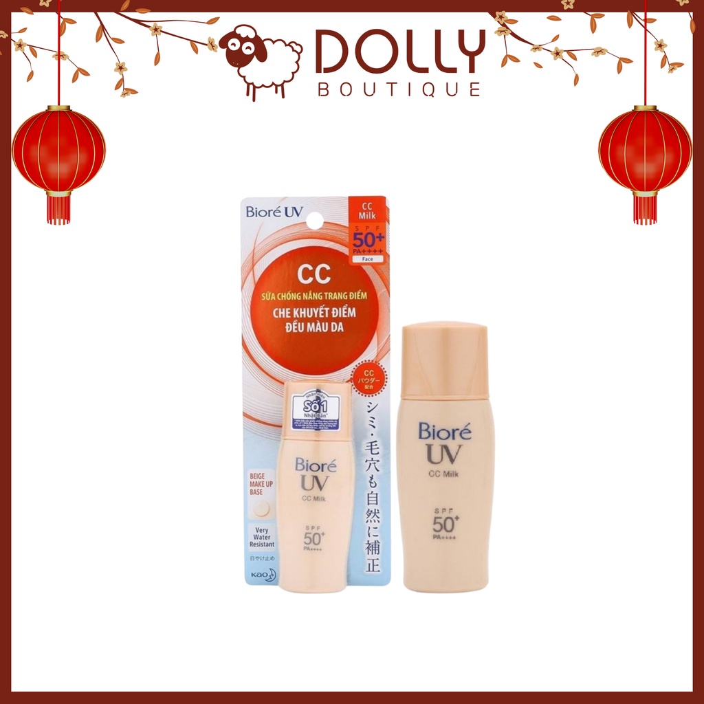 Biore UV Color Control CC Milk SPF50 + / PA +++ Makeup Foundation 30ml | Shopee Malaysia