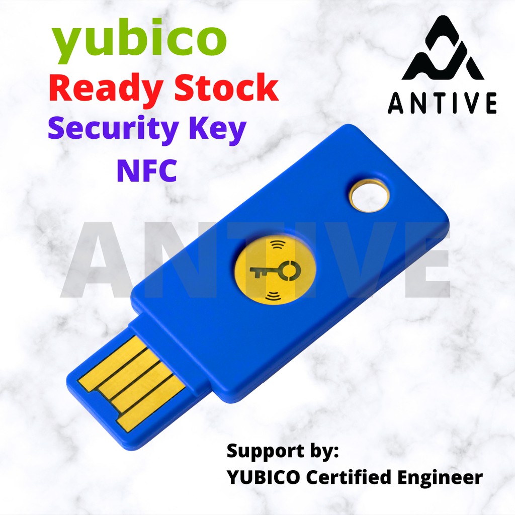 Yubikey Security Key NFC (Two factor authentication) | Shopee Malaysia
