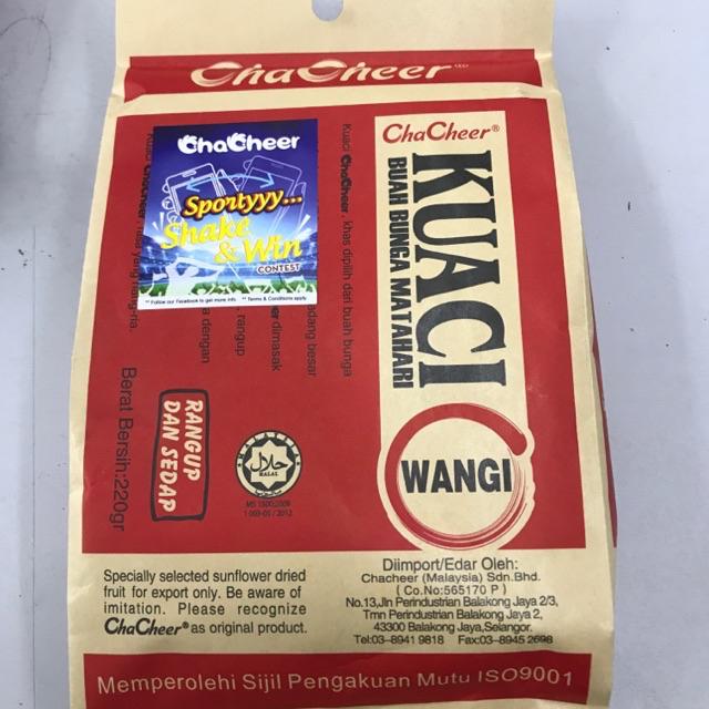 ChaCheer Kuaci 220g & 100g | Shopee Malaysia