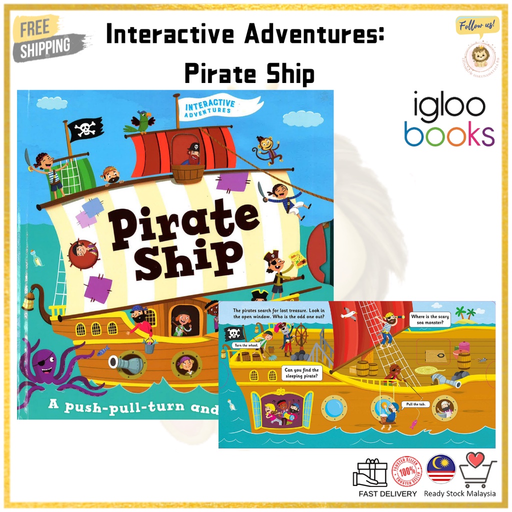 LionMeow Interactive Adventures: Pirate Ship / A Play and Learn Book ...