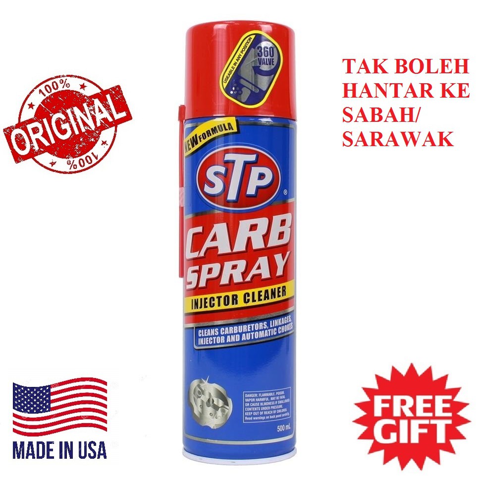 [100% ORIGINAL] STP CARB AND TROTTLE BODY SPRAY INJECTOR CLEANER (500ML ...