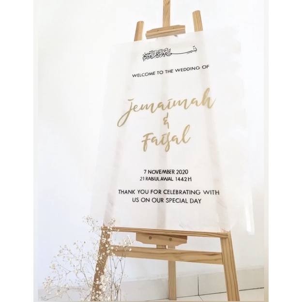 Welcome board personalized custom acrylic,Wedding Signage,welcome Board ...