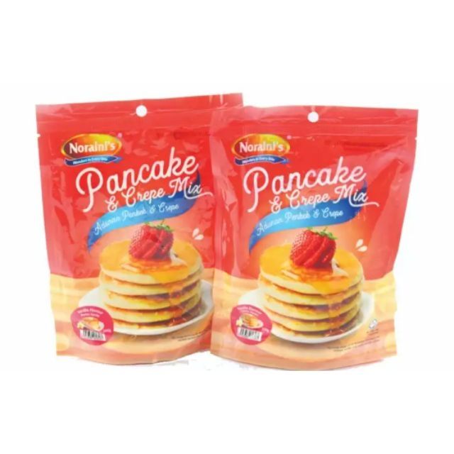 Noraini's Adunan Penkek & Crepe Perisa Vanilla (200g) | Shopee Malaysia