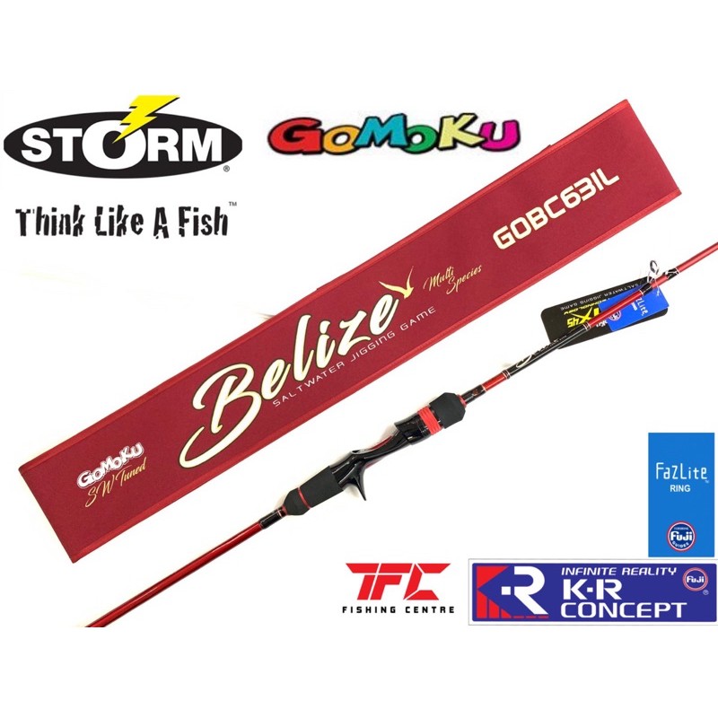 STORM Gomoku Saltwater Expedition Spinning & Overhead Jigging Rod ...