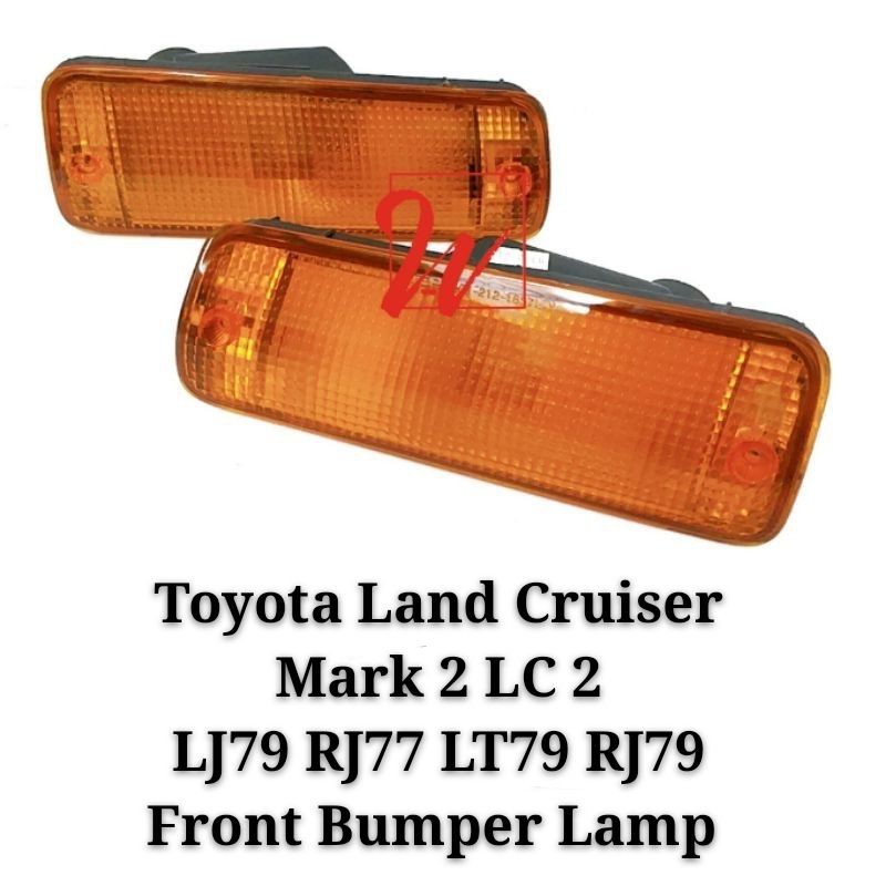 Toyota Land Cruiser Mark 2 LC2 LJ79 LT79 RJ77 RJ79 Front Bumper Signal ...