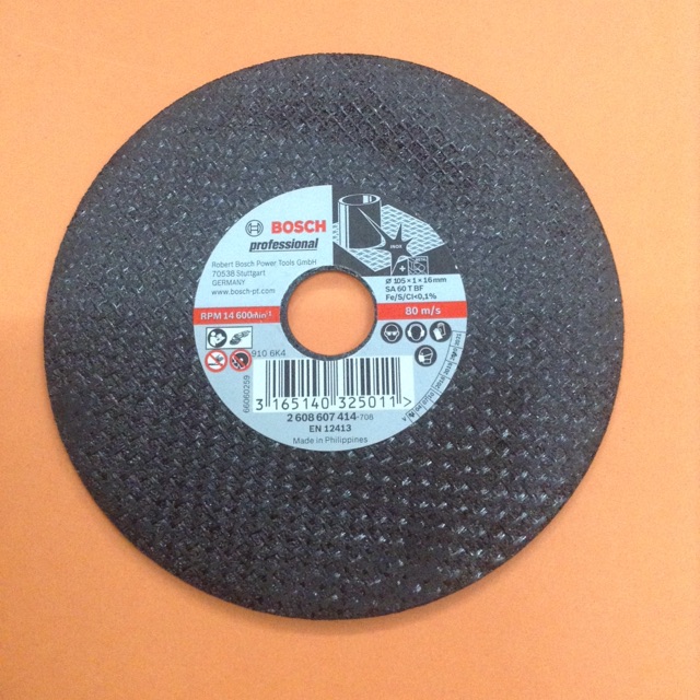 4" Bosch Thin Cutting Disc. Mata Grinder Potong Besi NIPIS | Shopee ...