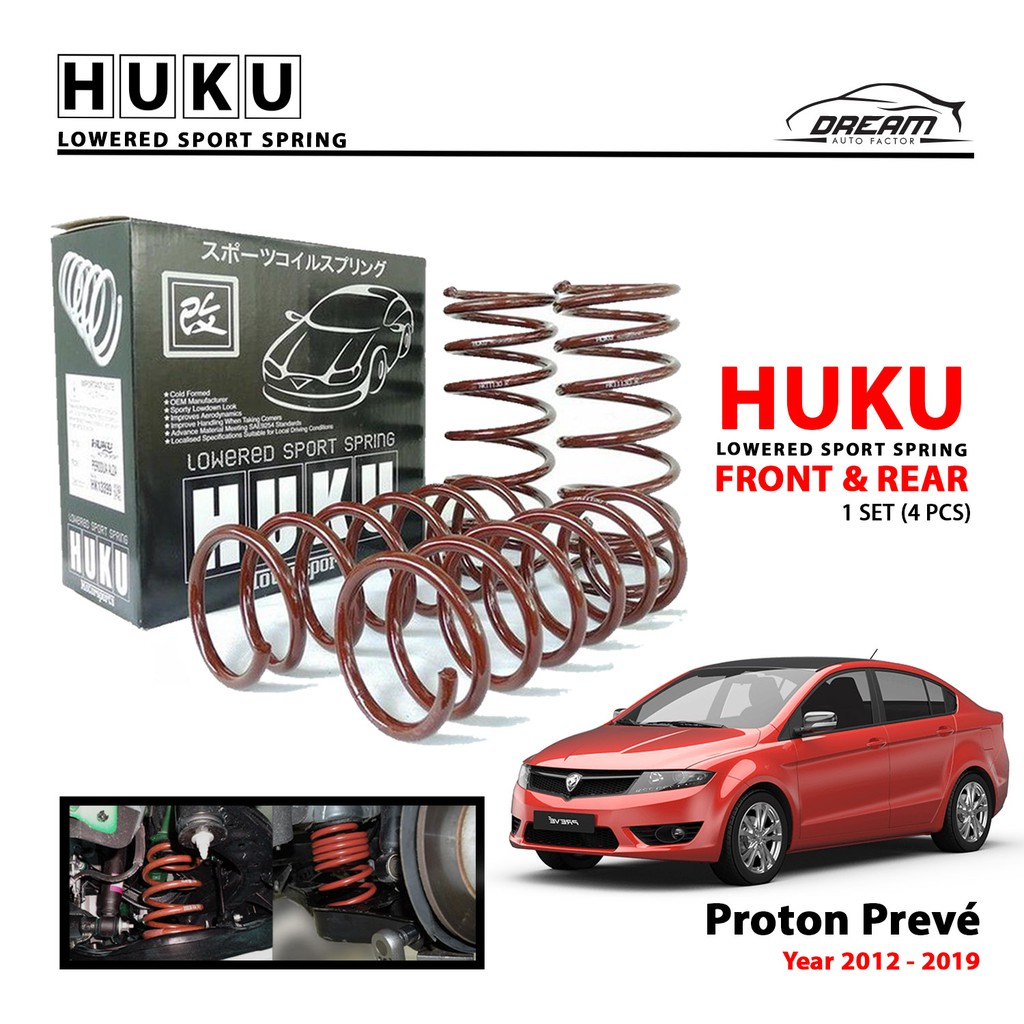 Proton Preve HUKU Lowered Sport Spring | Shopee Malaysia