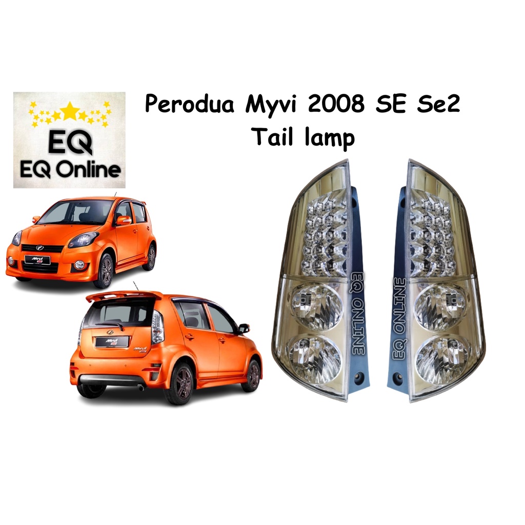 Perodua Myvi 2008 SE Tail Lamp SE2 Lampu Belakang With Led and Socket ...