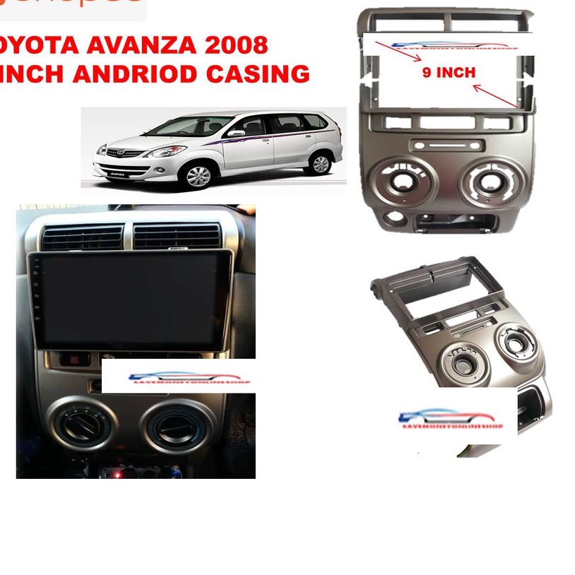 Toyota Avanza 2008 - 2011 9 inch Casing Android Player | Shopee Malaysia