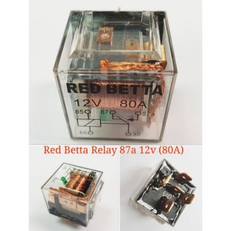 12V 80A 5PIN RELAY WITH LED (1pc) | Shopee Malaysia