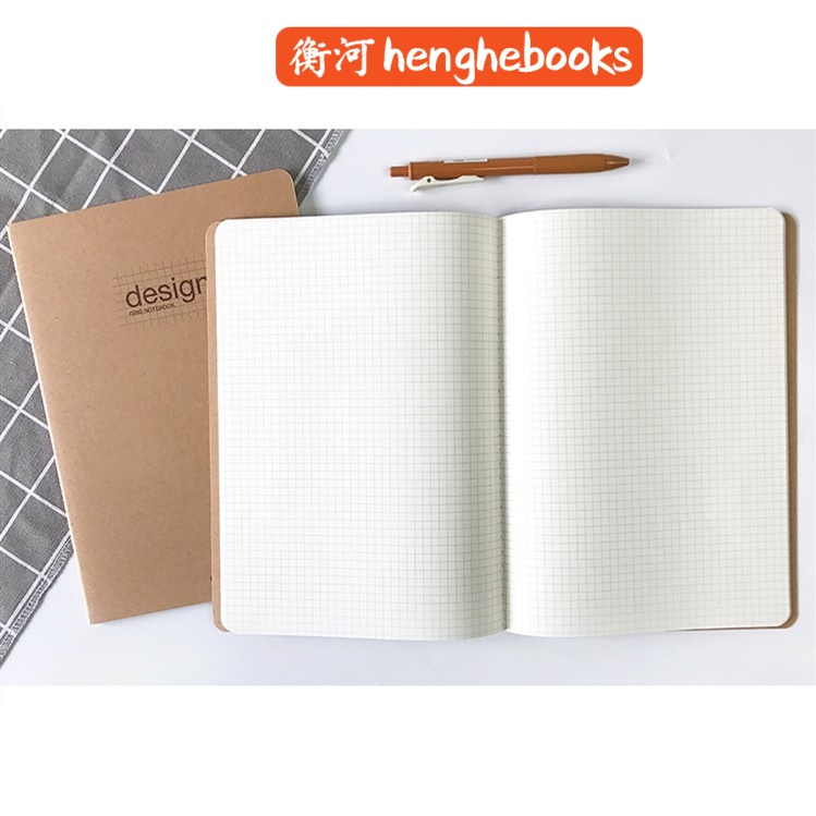 Buku Nota Corak Petak High quality Paper Concise style Grid Notebook ...