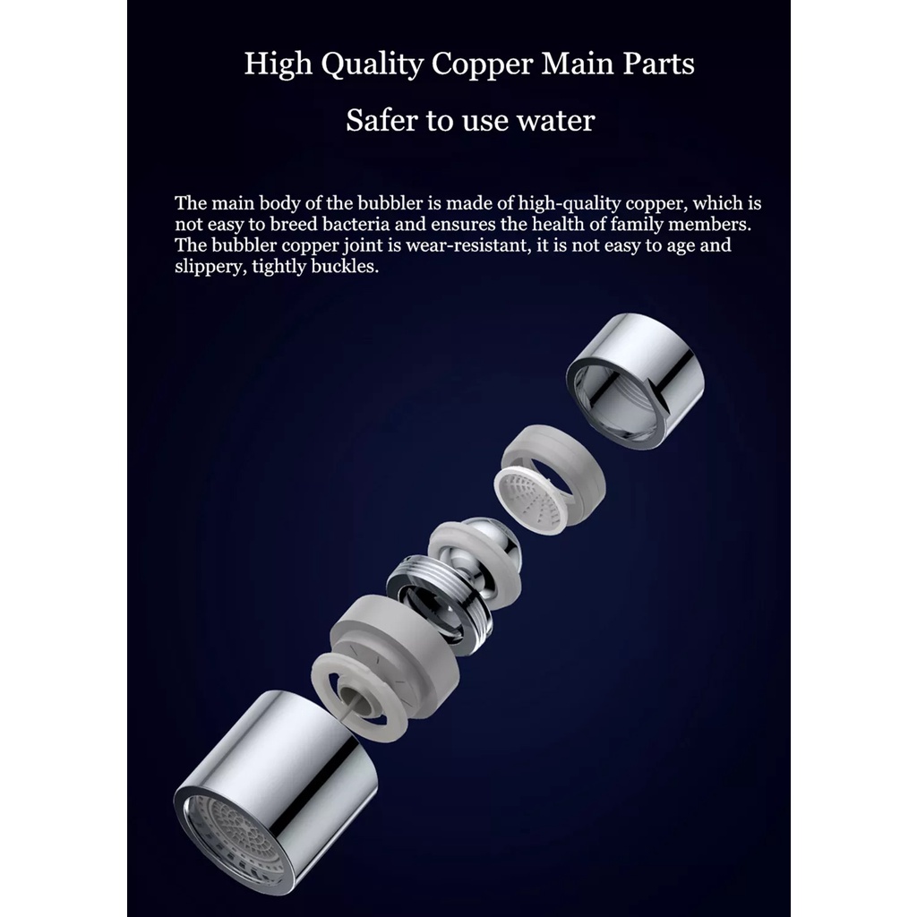 Diiib Daibai Kitchen Faucet Aerator Water Diffuser Tap Nozzle Bubbler ...