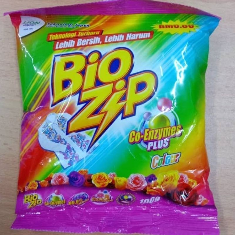 Bio Zip Detergent Powder/Sabun Pencuci Baju Bio Zip- 100g | Shopee Malaysia